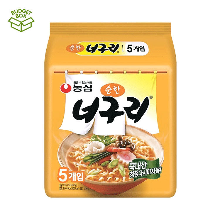 [Nongshim] Neoguri Udon Ramen Mild 120g (Box of 40) – Budget Box