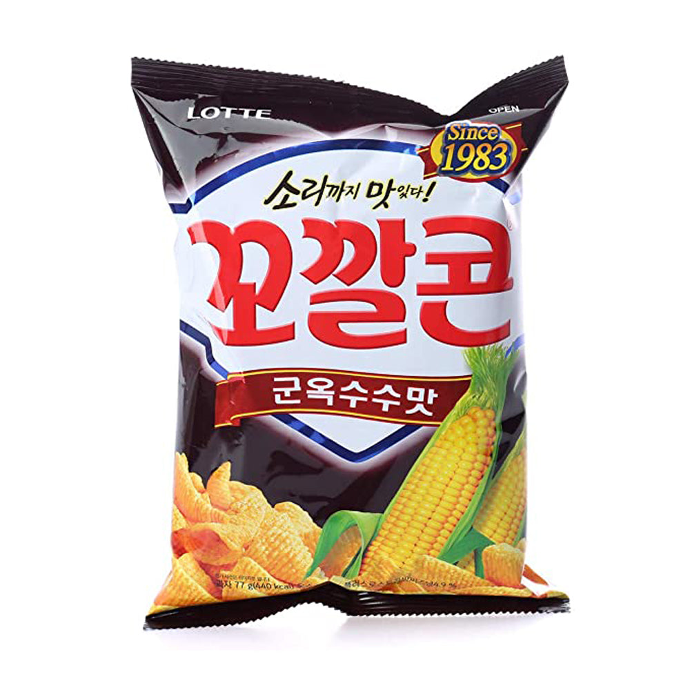 [Lotte] Kkokkalkon Roasted Corn Snack 72g – Budget Box