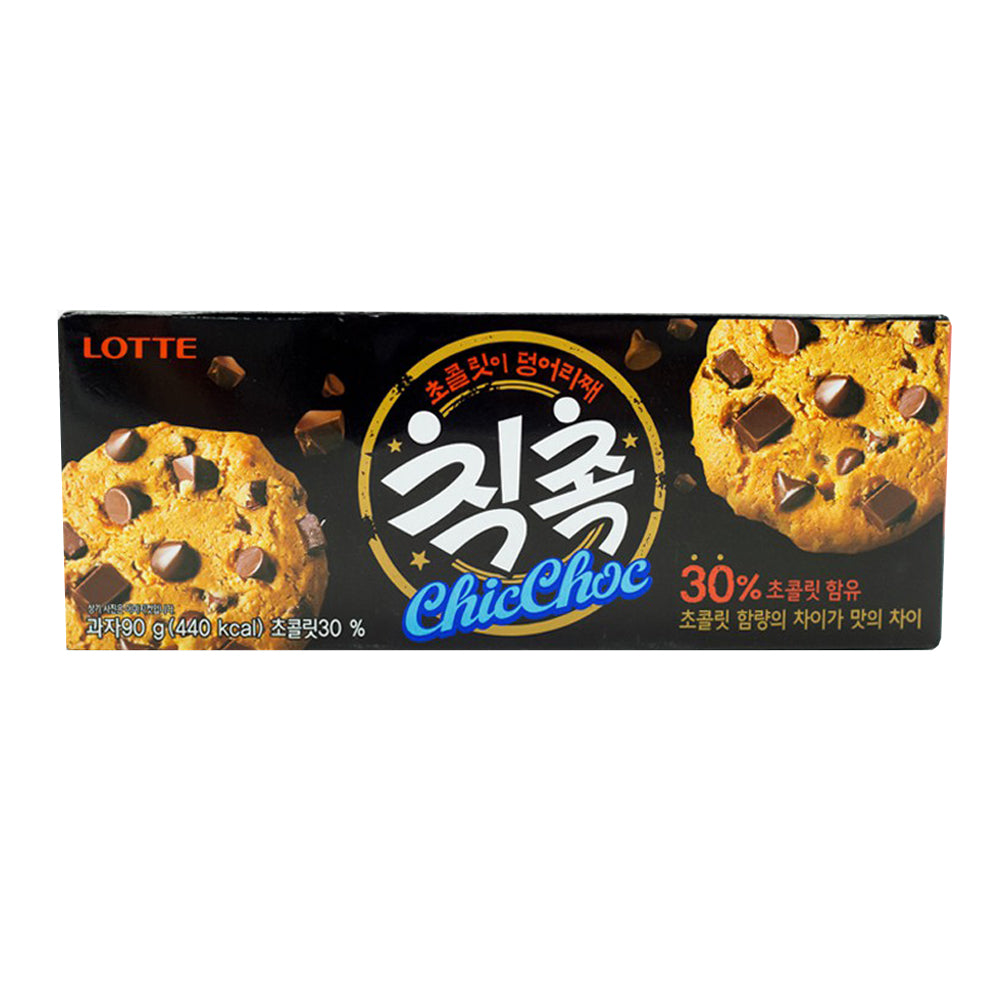 [Lotte] Chic Choc Chocolate Cookies 90g – Budget Box