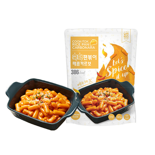 [Cook Tok] Rice Pan Tteokbokki 140g Carbonara – Budget Box