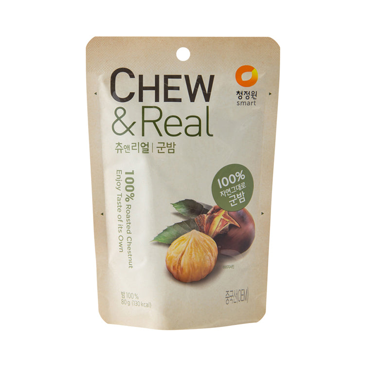 [Chungjungone] Chew & Real Chestnuts 80g – Budget Box