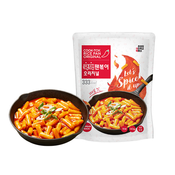 [Cook Tok] Rice Pan Tteokbokki 140g Original – Budget Box
