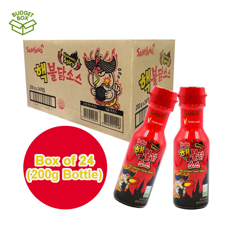 [Samyang] Buldak Sauce 200g 2x Spicy (Box of 24) – Budget Box