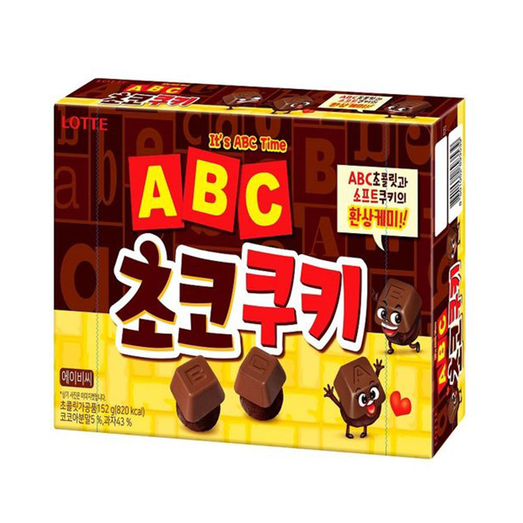 [Lotte] ABC Choco Cookie 152g – Budget Box