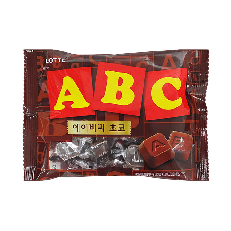 [Lotte] ABC Choco Cookie 72g (Box of 20) – Budget Box