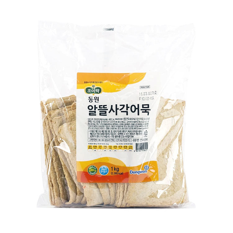 [Dongwon] Small Square Fish Cake 1kg – Budget Box