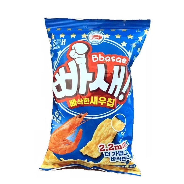 [Haitai] BBasae Shrimp Chip 60g – Budget Box