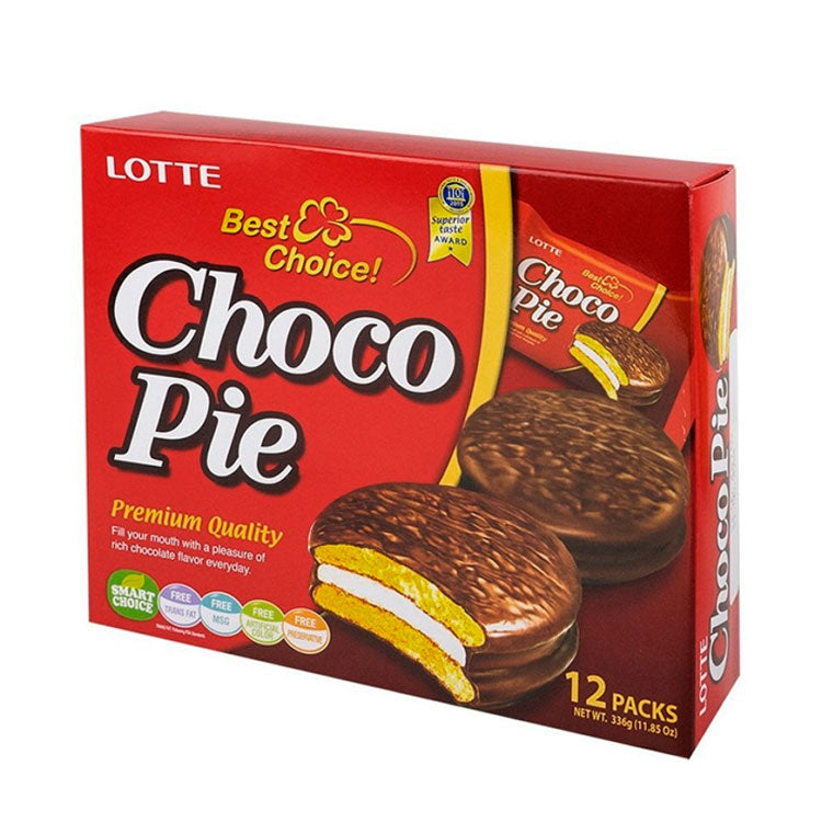 [Lotte] Choco Pie 336g (Box of 8) – Budget Box