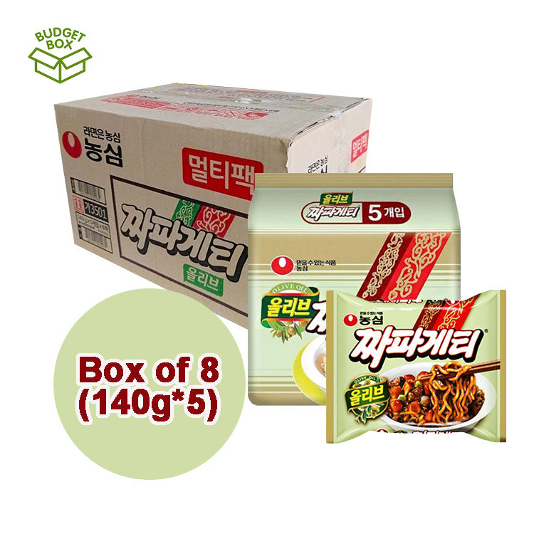 [Nongshim] Chapagetti 140g*5 Multipack (Box of 8) – Budget Box