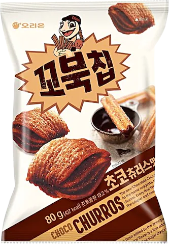 [Orion] Turtle Chip Corn Choco Churros 80g (Box of 12) – Budget Box