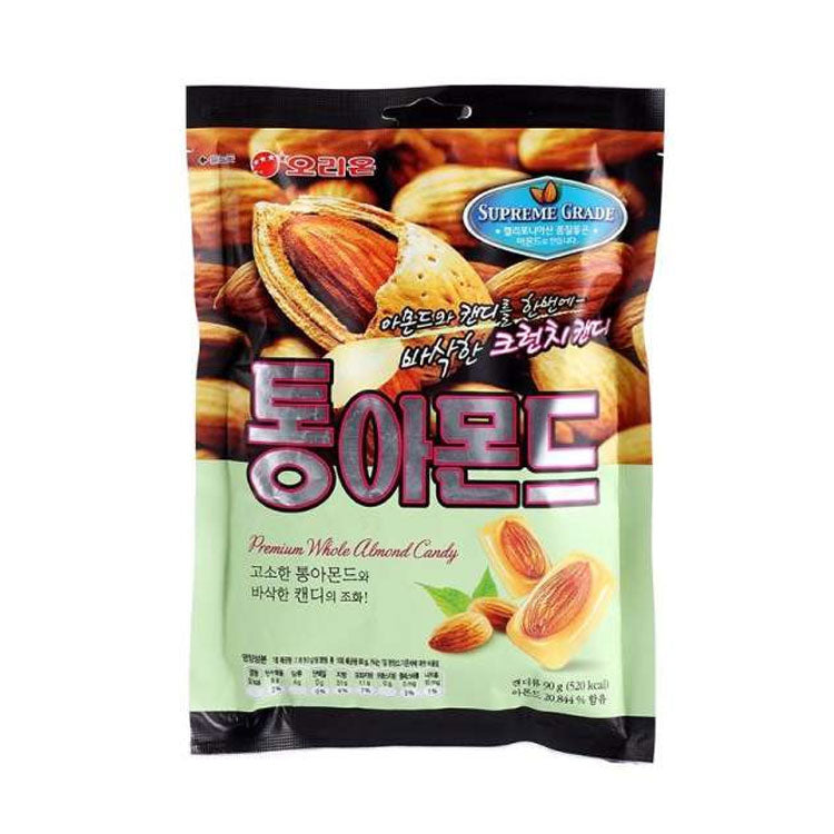 [Orion] Premium Whole Almond Candy 90g – Budget Box